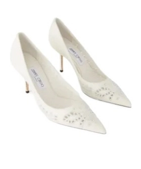 JIMMY CHOO Love Embroidered Stiletto Pumps