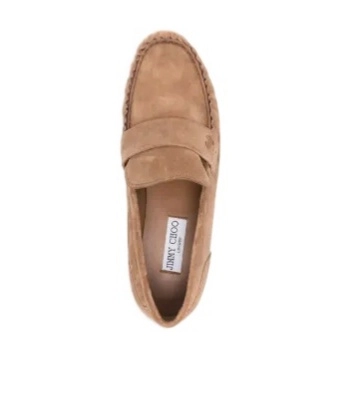 JIMMY CHOO Ellis Suede Loafers