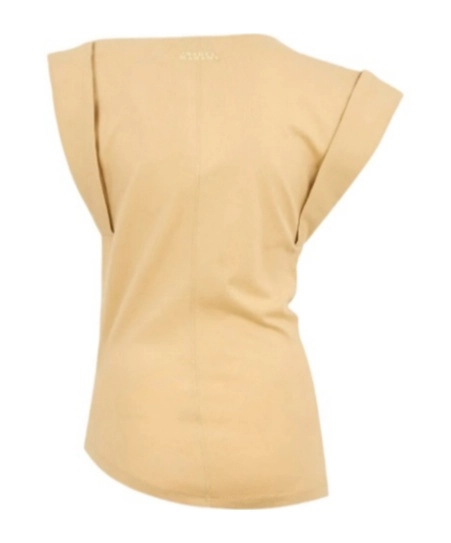 Isabel Marant Étoile Draped Short-sleeve Blouse - Nude