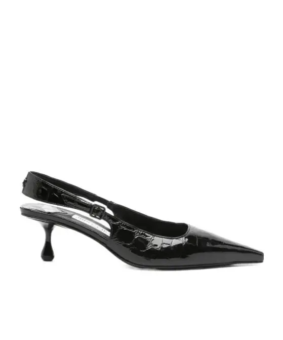 JIMMY CHOO Amel 50 Embossed Pumps - Black