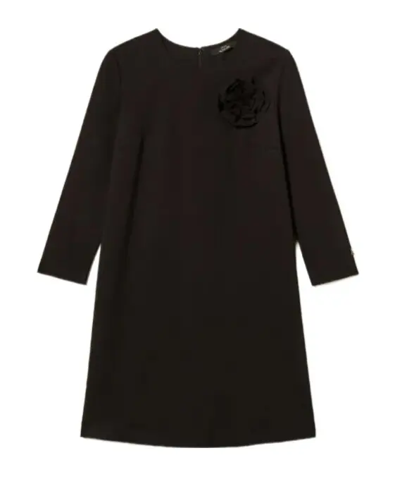 TWINSET Floral-brooch Mini Dress