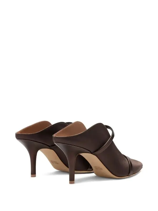 MALONE SOULIERS Maureen Strap-detail Mules - Black