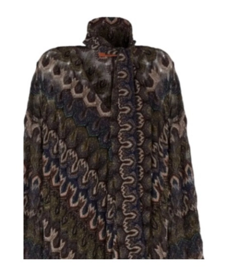 Missoni Long Sleeve Geometric Maxi Dress