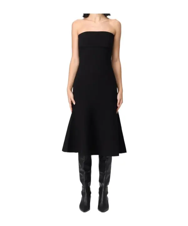 TWINSET Bandeau Flared Dress