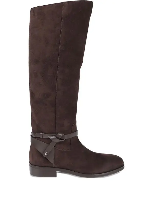 JIMMY CHOO Lawton Slingback-strap Boots