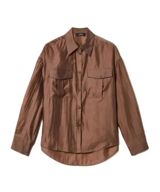 TWINSET Chest-pocket Shirt - Brown