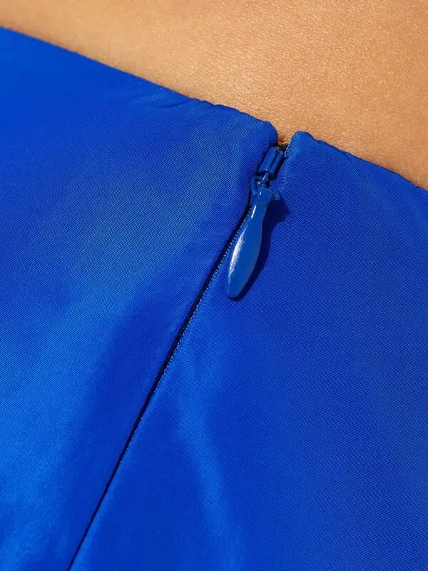 Cult Gaia Jori Slit Flared Maxi Skirt - Blue