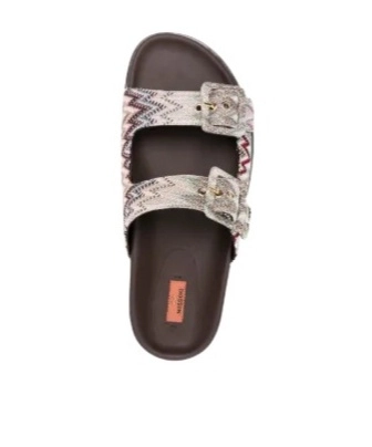 Missoni Clear Snake Sandal - Black