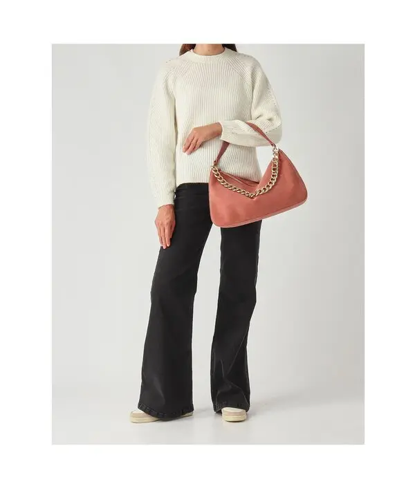 TWINSET Textured Crew Neck Sweater