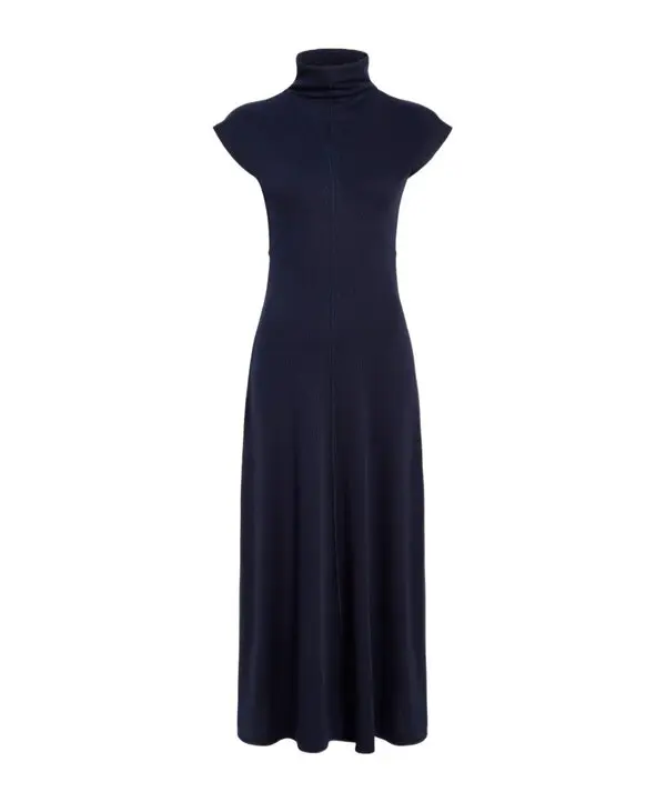 Proenza Schouler Brea Brushed Rib Dress - Black
