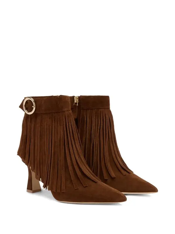 MALONE SOULIERS Donni Fringe-embellished Boots