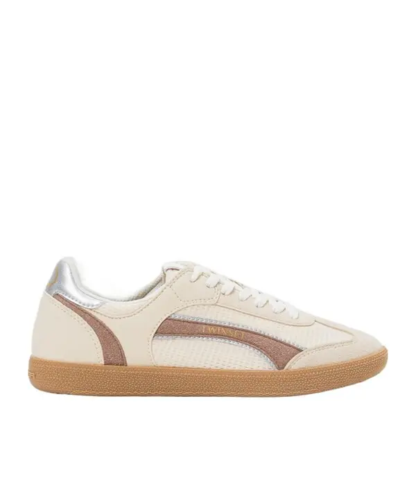 TWINSET Lace-up Panelled Sneakers