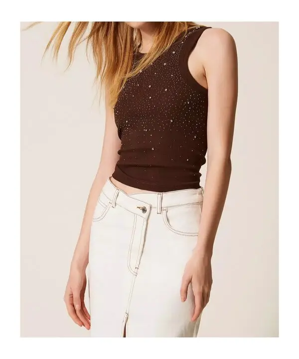 TWINSET Embroidered Top
