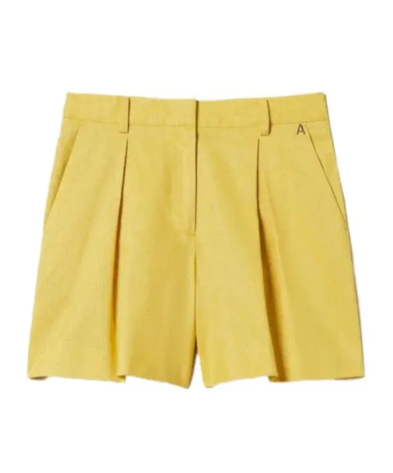 TWINSET Lurex-detail Tailored Shorts