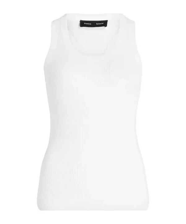 Proenza Schouler Roberts Ribbed Tank Top