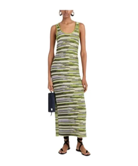 Proenza Schouler Zinah Striped Knit Dress