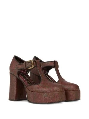 Etro Paisley Mary Jane Sandals