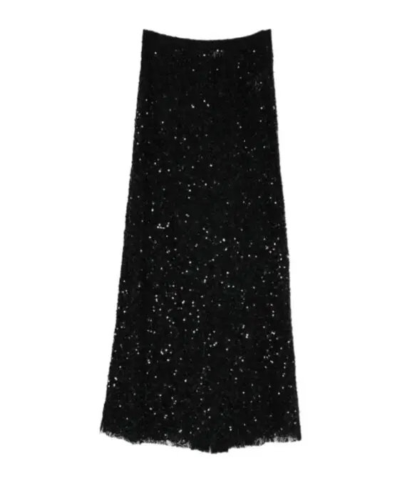 P.a.r.o.s.h Sequined Maxi Skirt
