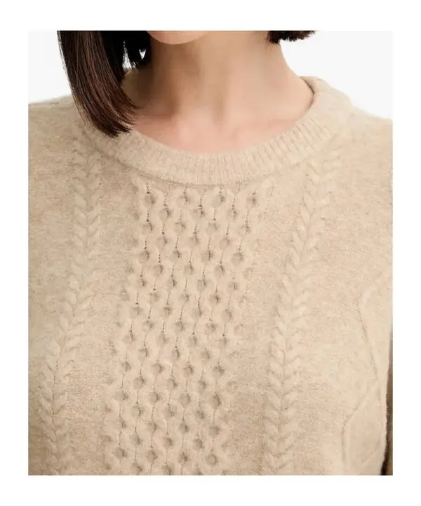 TWINSET Cable-knit Pearl-embellished Sweater