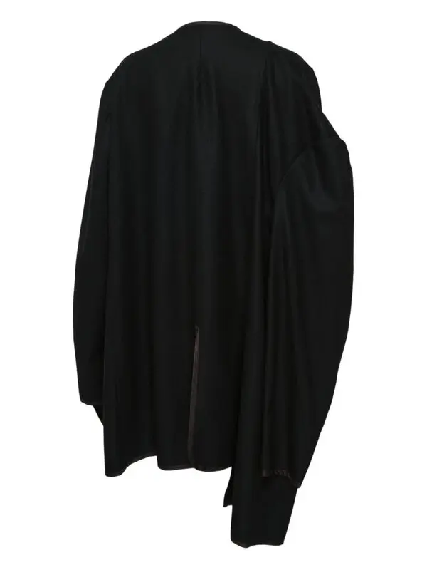 Comme Des Garçons Zip-up Patchwork Cape