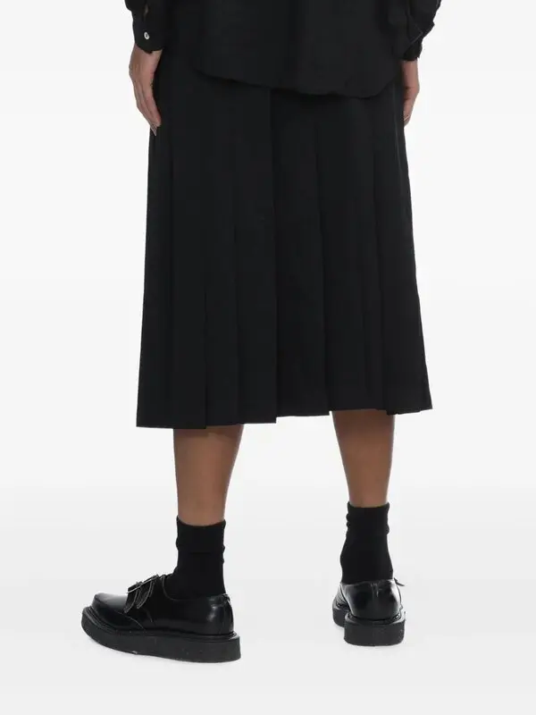 Comme Des Garçons Pleated Midi Skirt