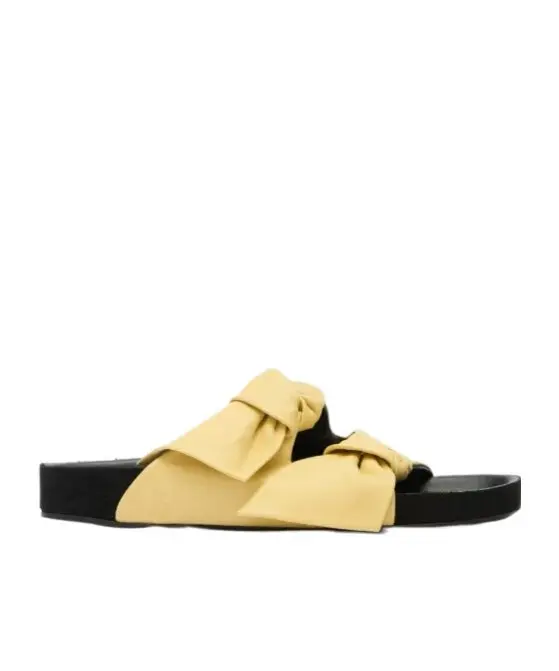Isabel Marant Étoile Lennyo Bow Sandals - Yellow