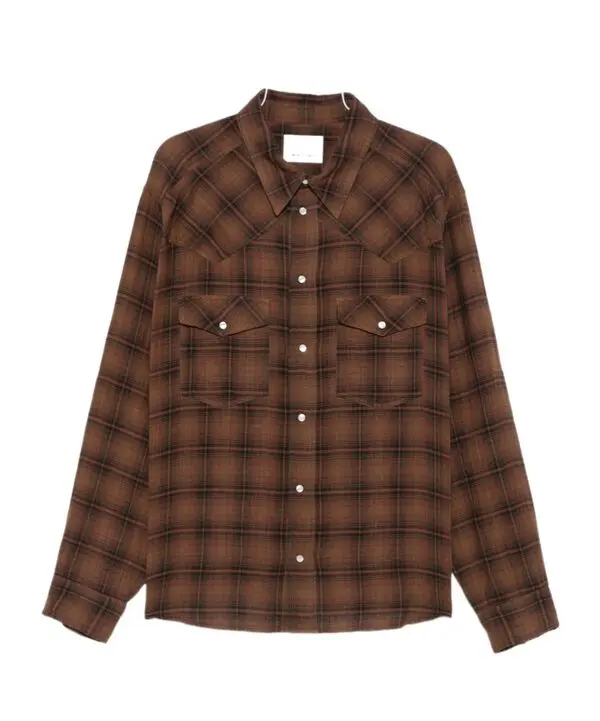 Isabel Marant Étoile Long Sleeved Checked Shirt