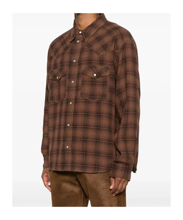 Isabel Marant Étoile Long Sleeved Checked Shirt
