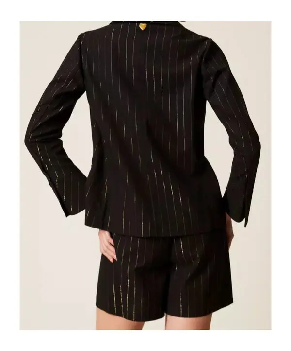 TWINSET Pinstriped Blazer
