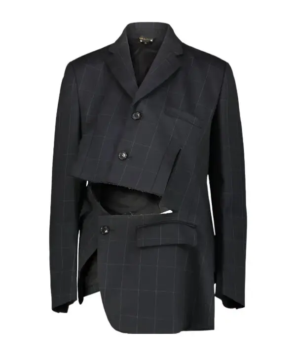 Comme Des Garçons Long-sleeved Suit Jacket