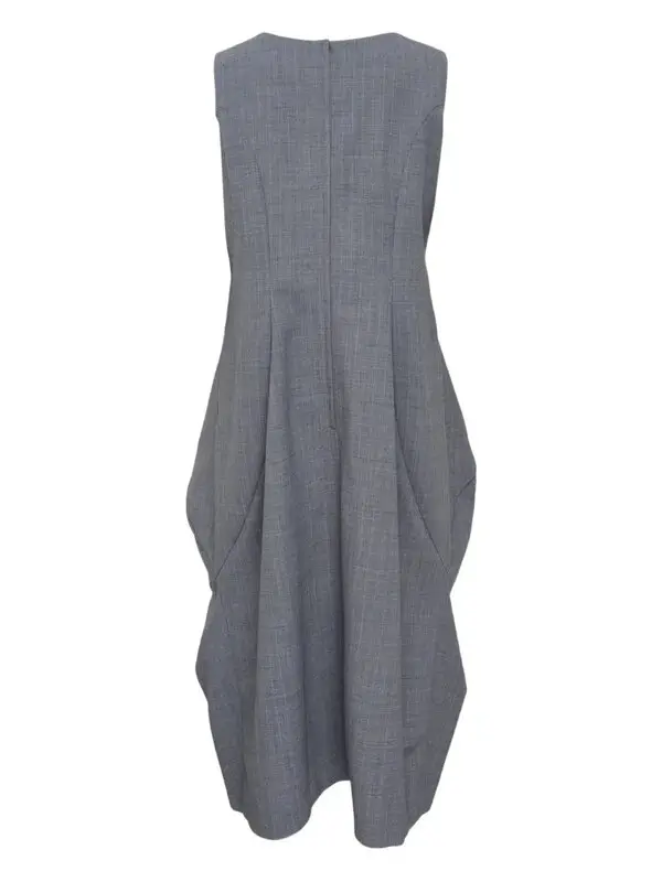 Comme Des Garçons Pinstripe Flared Dress