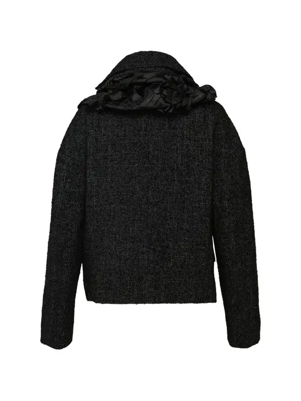Comme Des Garçons Ruffled Jacket - Black