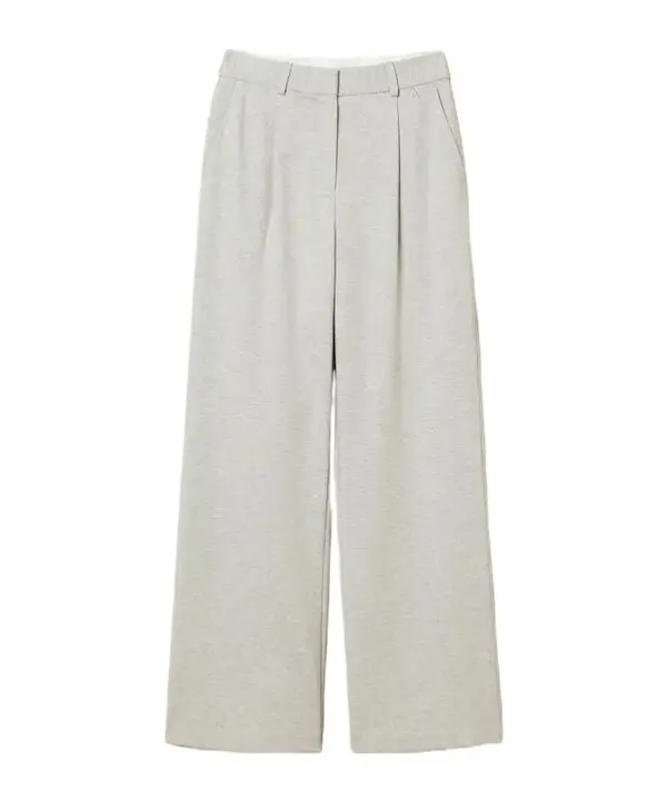 TWINSET Tailored Pleated Trousers With Logo Hardware