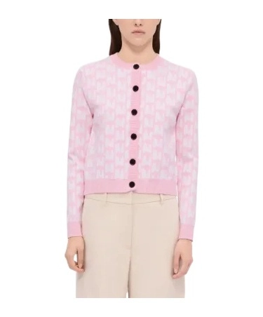 MSGM Button Pattern Cardigan