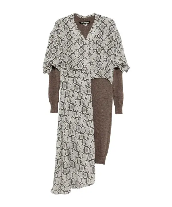 Junya Watanabe All-over Graphic Print Dress