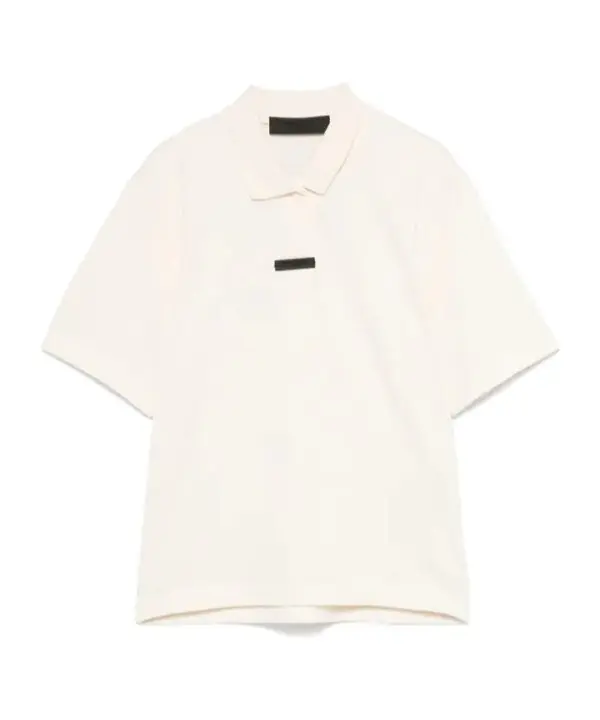 Fear Of God Piqué Cropped Polo Top - White