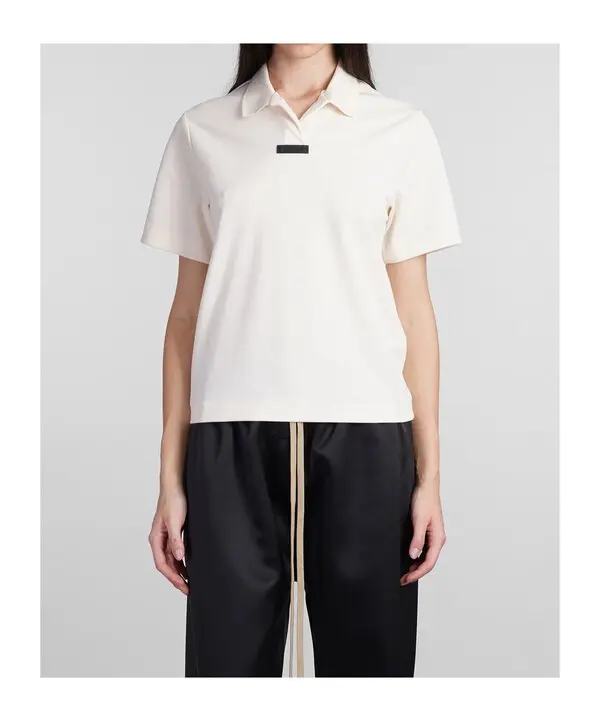 Fear Of God Piqué Cropped Polo Top