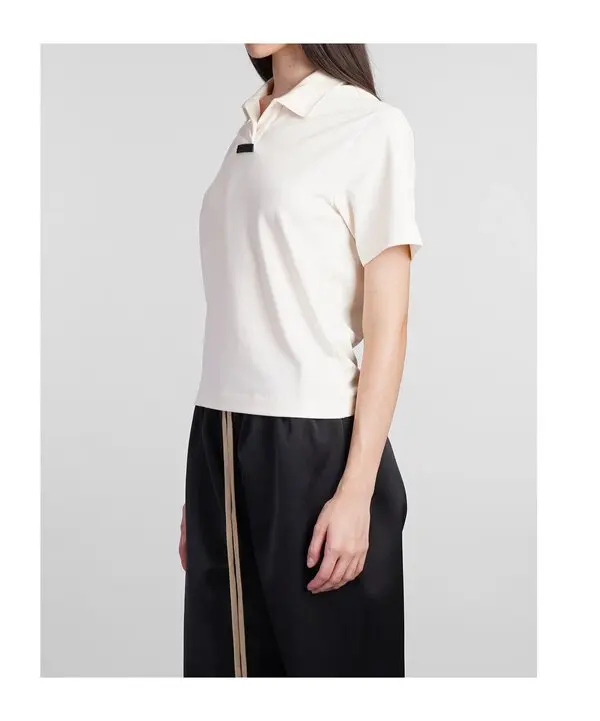 Fear Of God Piqué Cropped Polo Top