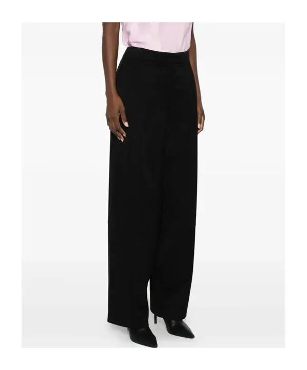 TWINSET Logo-plaque Wide-leg Trousers