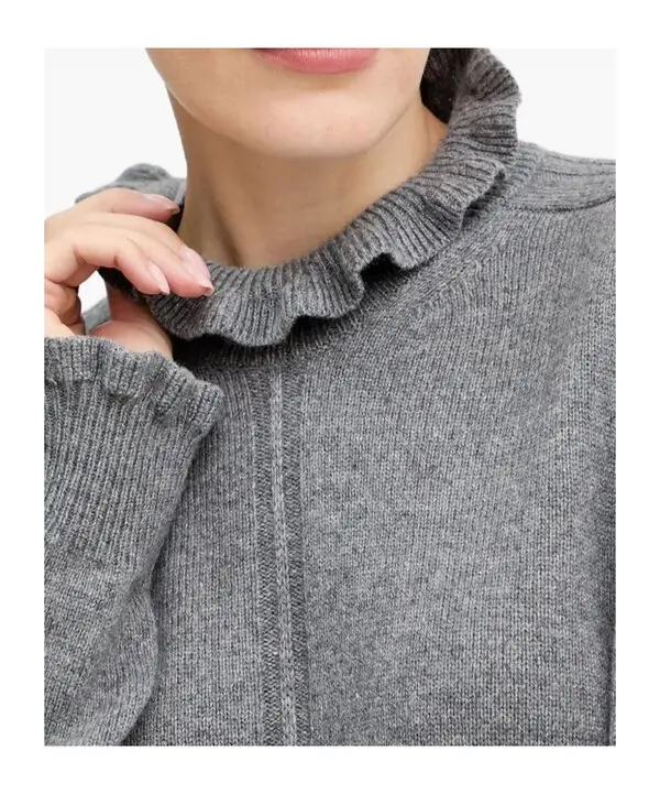 TWINSET Cashmere-blend Ruffled Pullover
