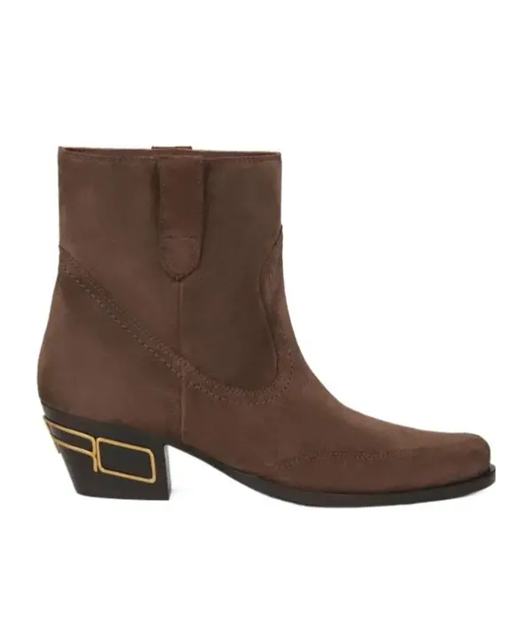 Etro Suede Ankle Boots - Brown