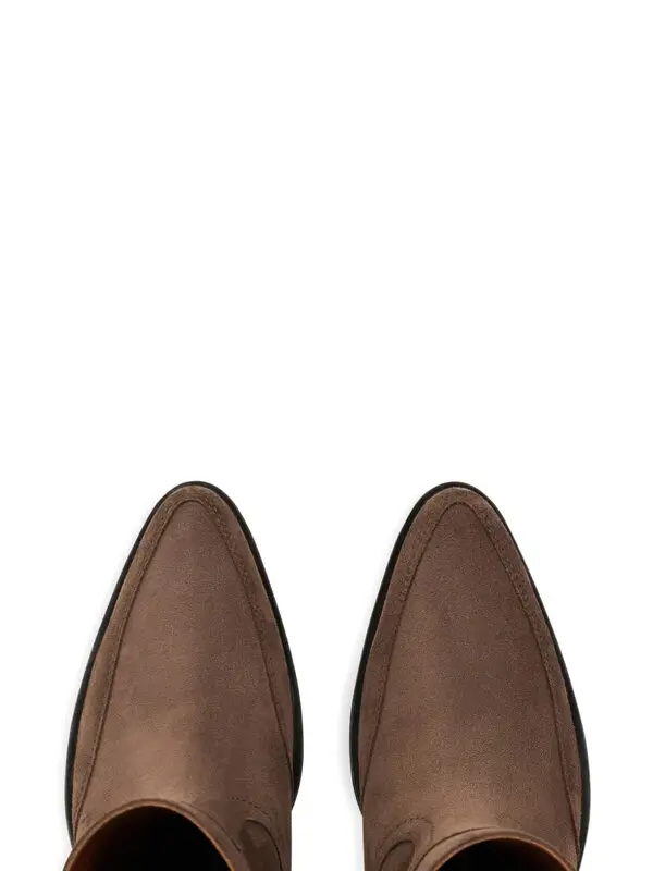 Etro Suede Ankle Boots - Brown