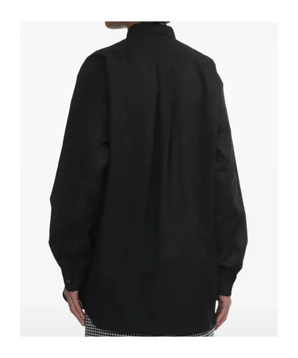 Comme Des Garçons Buckled Cotton Shirt