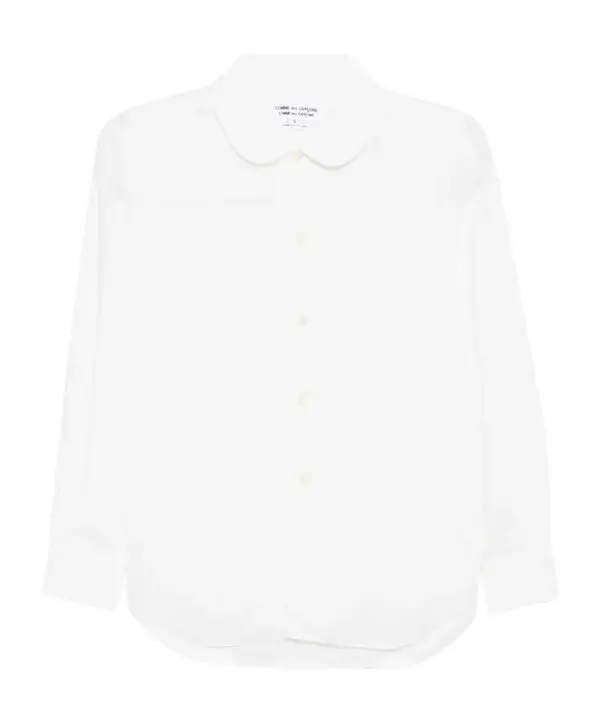 Comme Des Garçons Round-collar Long-sleeve Shirt