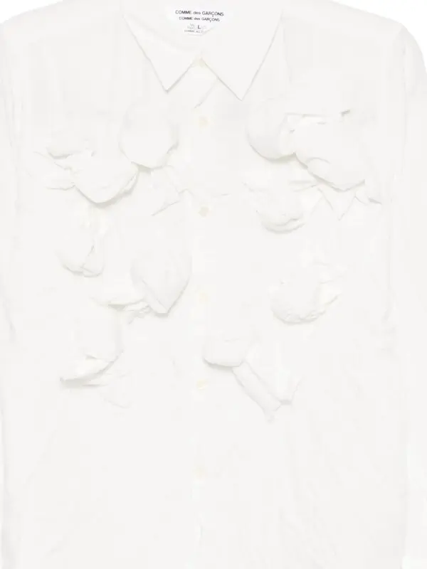 Comme Des Garçons Knot-detail Blouse