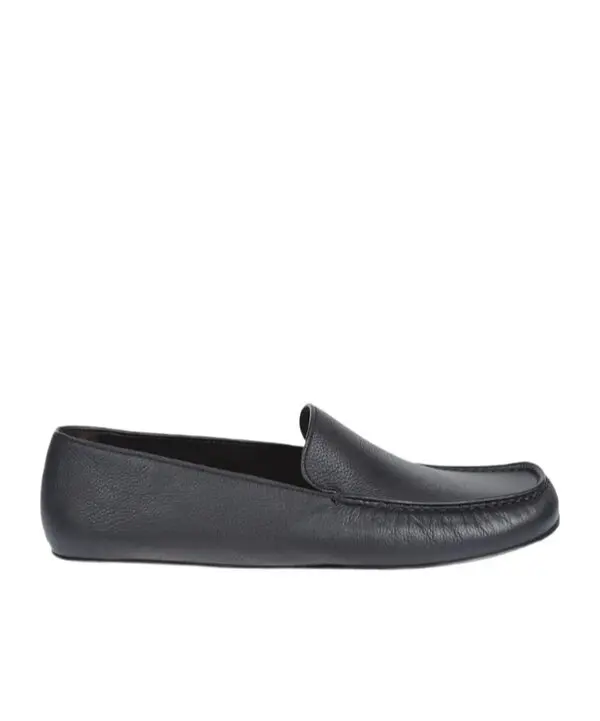 THE ROW Square Toe Slip-on Loafers