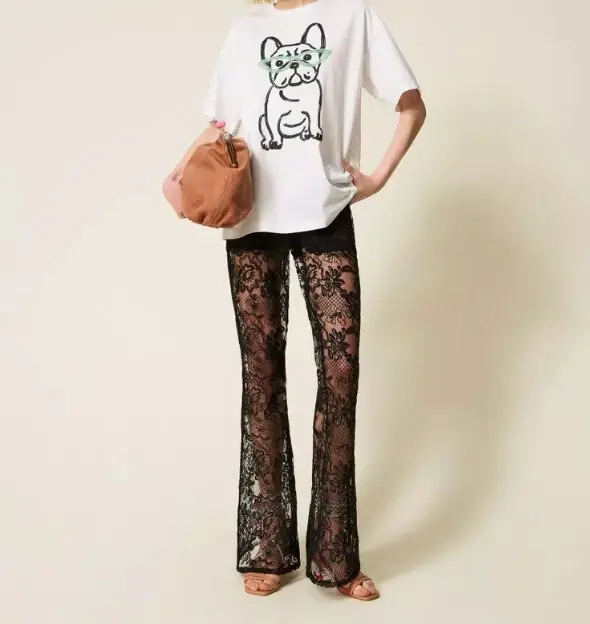 TWINSET Bulldog-printed T-shirt