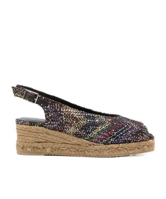 Missoni Open-toe Slingback Sandals - Multicolor