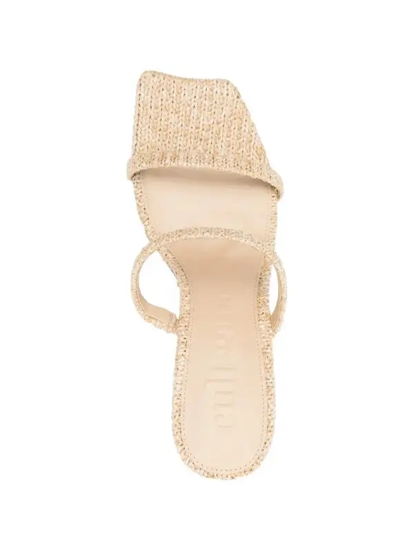 Cult Gaia Raven Woven Wedge Sandals