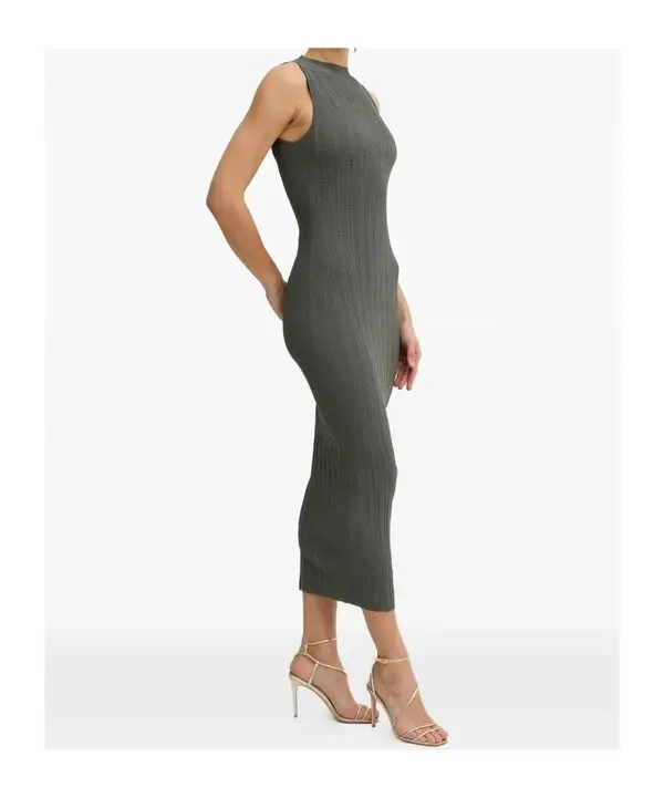 TWINSET Ribbed-knit Sleeveless Dress